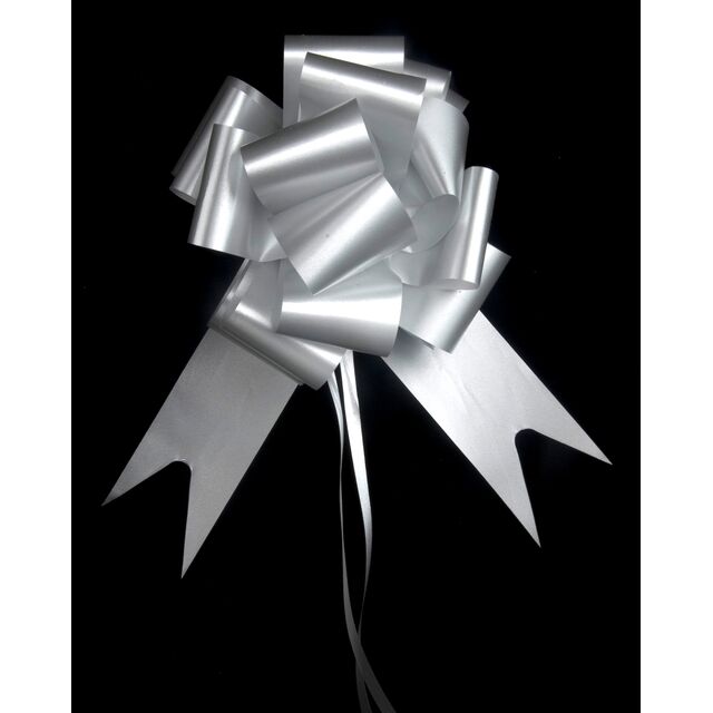 Packaging :: Ribbon :: Pull Bows :: Floralcraft® 3cm Pull Bows - Silver ...